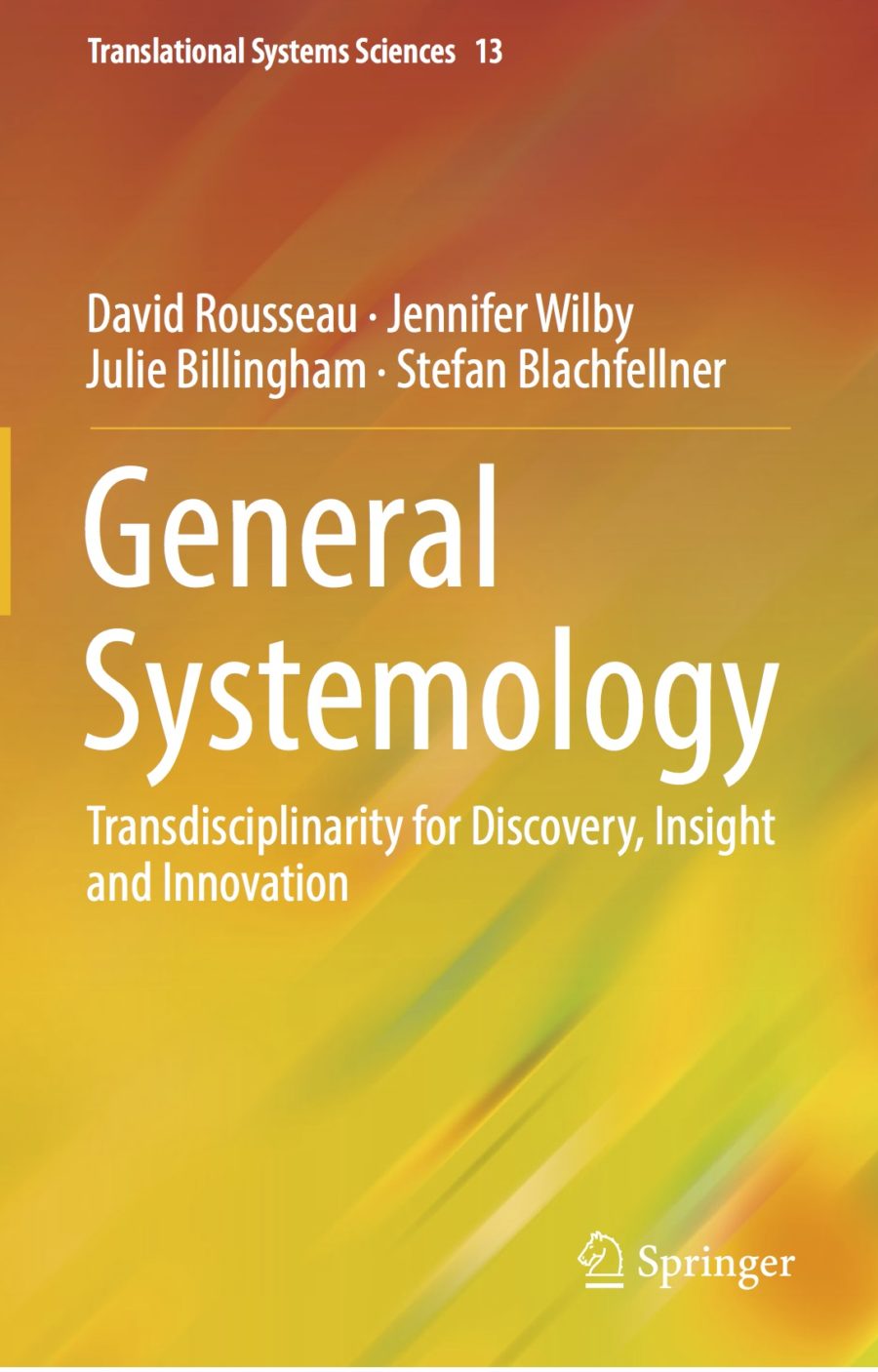 New Volume of the Springer Book Series “Translational Systems Sciences ...