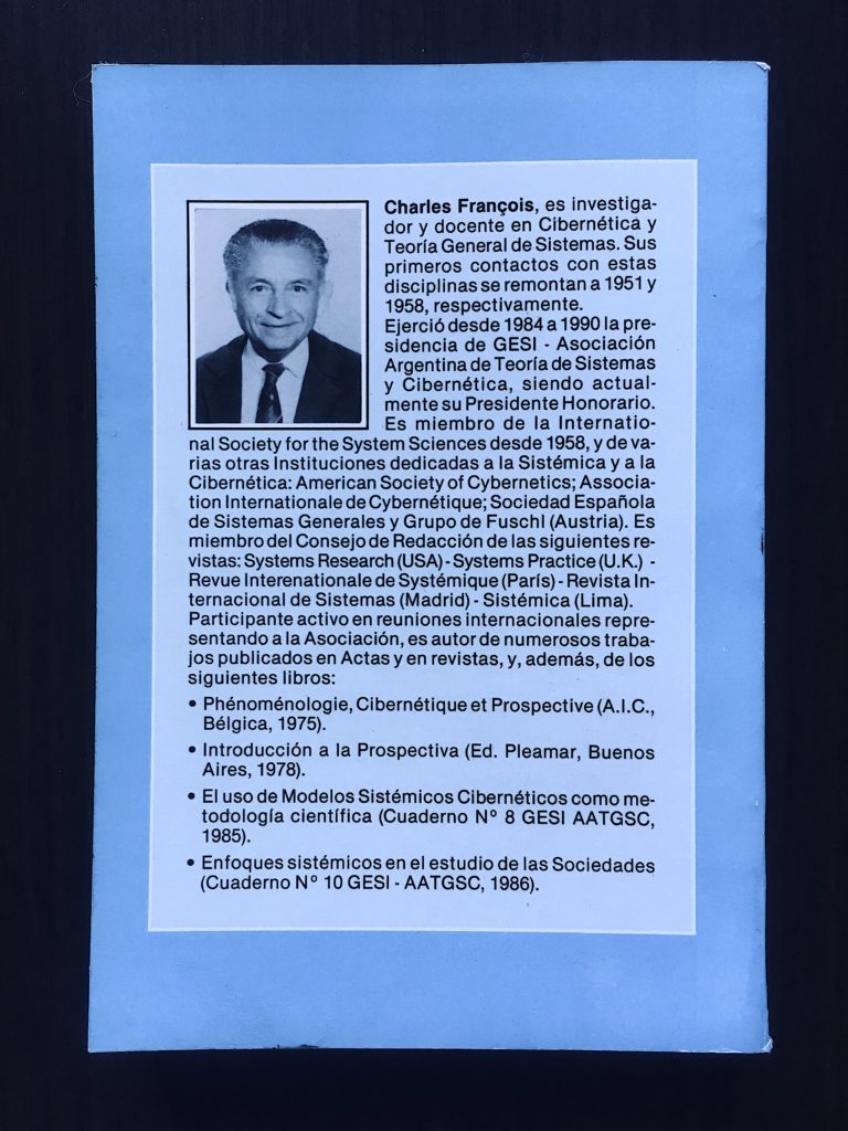 Alexander Laszlo and Charles François on the BCSSS-Stewardship of the ...